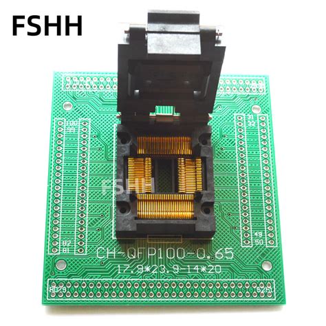 Ic51 1004 814 2 Test Socket Qfp100 Lqfp100 Tqfp100 Ic Socket Pitch 0
