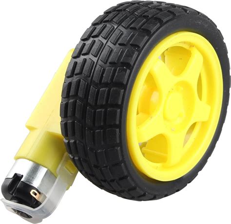 Haljia Dc Drive Gear Motor Tyre Tire Wheel Set For Smart Car Robot Haljia Dc Drive Gear Motor Tyre Tire Wheel Set For Smart Car Robot