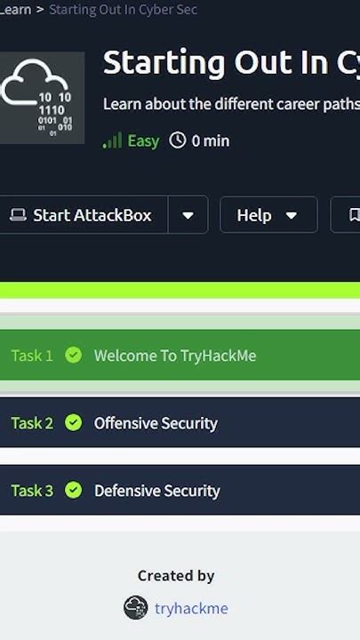 Welcome To Tryhackme Answer The Questions Series Shorts Thm