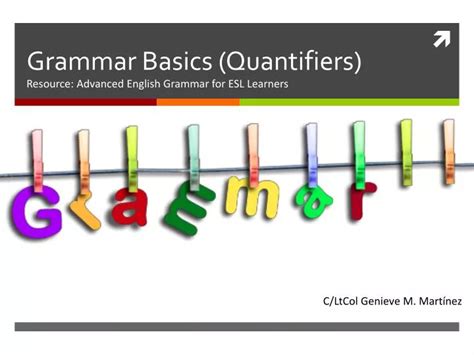 PPT Grammar Basics Quantifiers PowerPoint Presentation Free Download ID