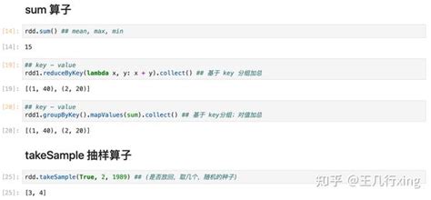 Pyspark Transformationaction 算子详细介绍 知乎