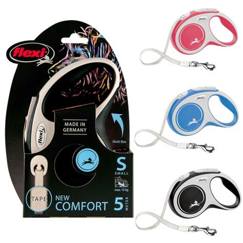 Flexi Comfort Extending Tape Dog Lead Small 5m Podgy Paws