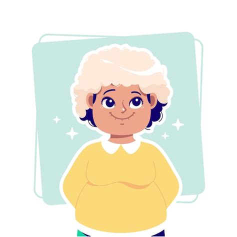Premium Vector Fat Girl Cartoon Avatar Character