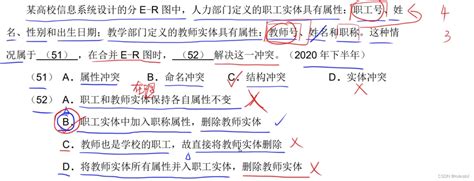 软考55 上午题 【数据库】 数据库设计步骤1软考e R图真题 Csdn博客 软考55 上午题 【数据库】 数据库设计步骤1软考e R图真题 Csdn博客