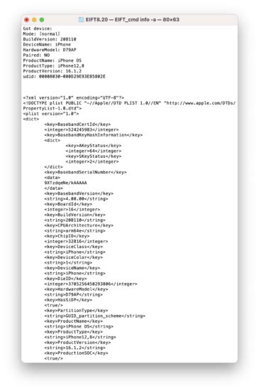 Obtaining Serial Number Mac Meid And Imei Of A Locked Iphone Elcomsoft Blog