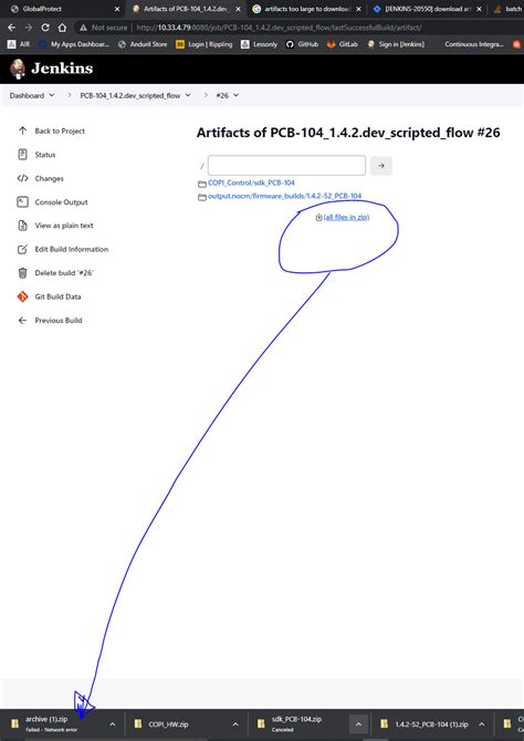 Artifact Download Of Large Zip Files Ask A Question Jenkins