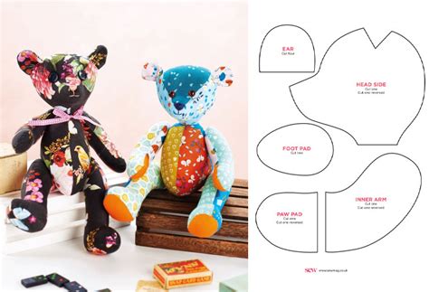 Teddy Bear Sewing Pattern Free Printable