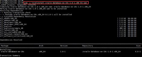 Oracle Database 19c 193 Installation On The Oracle Cloud Compute