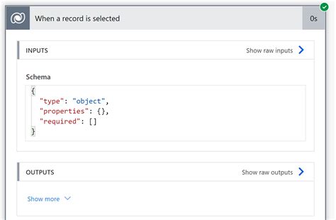 update flow schema [the power flow s logic app flow template was