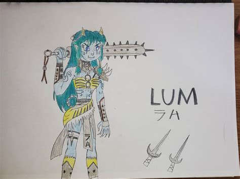 Lum Invader In Oni Form By Jamartone On Deviantart