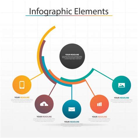 Timeline Infographic Elements Premium Vector