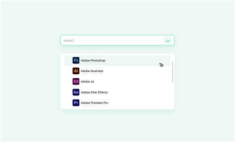 Drop Down Ui On Behance