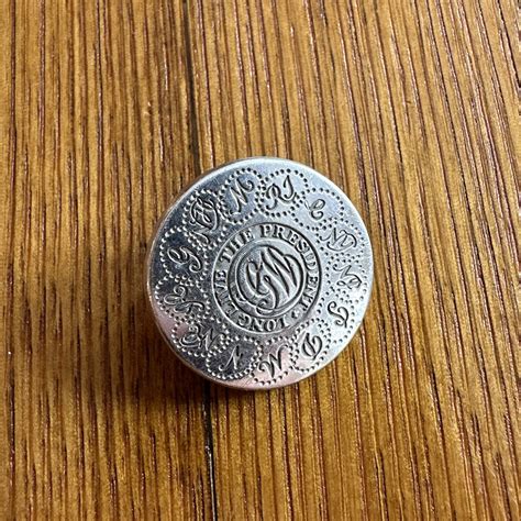 George Washington Inaugural Button Set — Pewter The History List