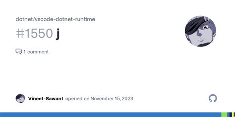 j · issue 1550 · dotnet vscode dotnet runtime · github