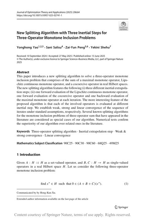 New Splitting Algorithm With Three Inertial Steps For Three Operator Monotone Inclusion Problems