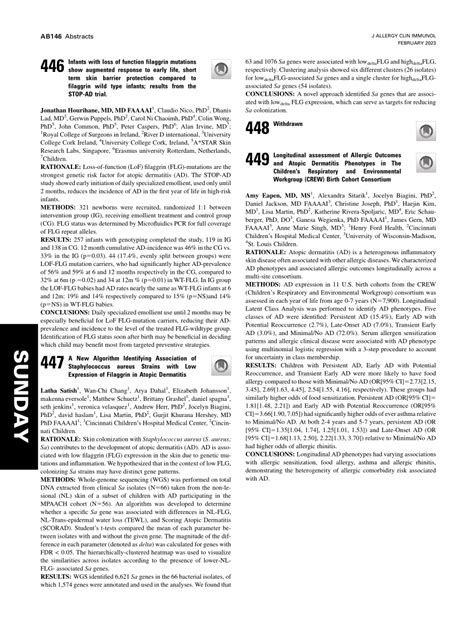 Pdf Infants With Loss Of Function Filaggrin Mutations Show Augmented