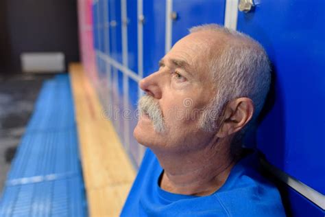 Dressing Room In Gym Stock Image Image Of Lockerroom