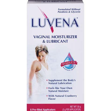 Luvena Vaginal Moisturizer And Lubricant 6 Ct