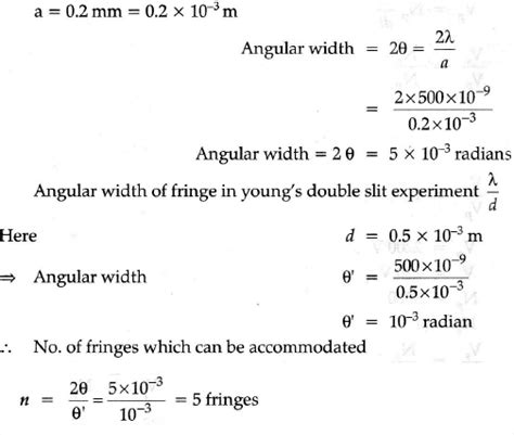 A Monochromatic Light Of Wavelength 500 Nm Is Incident Normally On A Single Slit Of Width 0 2 Mm