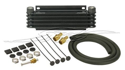 Plate And Fin Trans Cooler Kit 12 Npt Derale