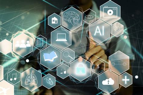 Human And Technology Concept Ai Artificial Intelligence