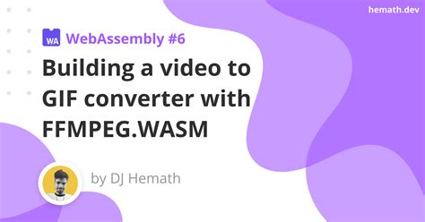 Створення конвертера відео в за допомогою ffmpeg і webassembly