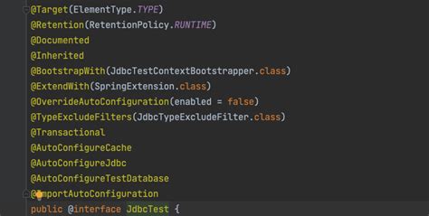 Springboottest Webmvctest Jdbctest