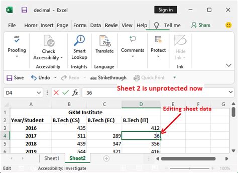 How To Unprotect Excel Sheet Without Password Javatpoint Worksheets Library