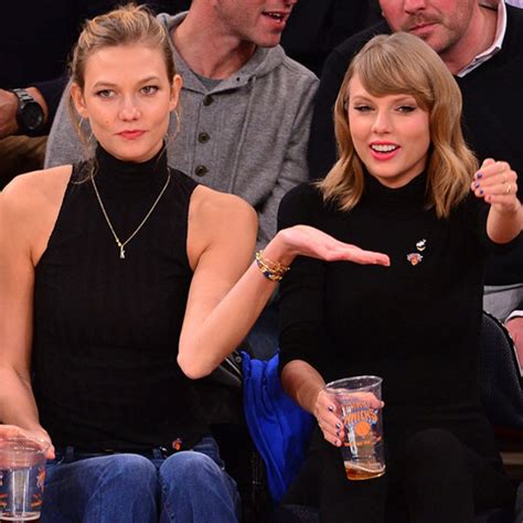 Taylor Swift Dunks With Ny Knicks Gets Beers With Karlie Kloss
