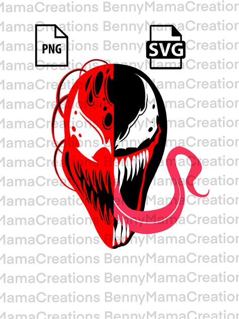 Carnage Venom PNG SVG Etsy