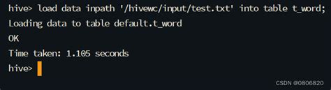 Hive实战：词频统计hive词频统计 Csdn博客