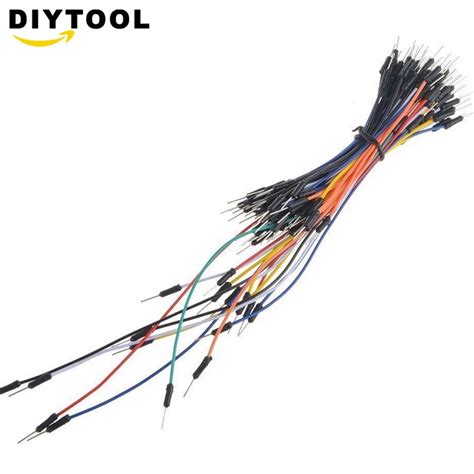 65pcs Jump Wire Cable Male To Male Jumper Wire For Vicedeal