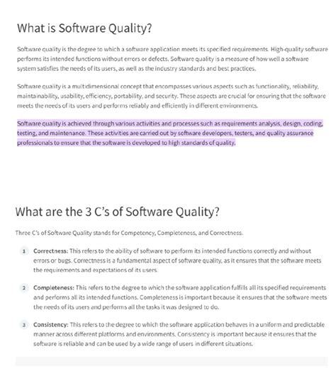 How To Achieve Required Software Quality Explain Pdf