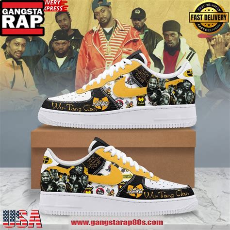 Wu Tang Clan Music Lover Air Force 1 Sneaker Shoes Gangstarap80s