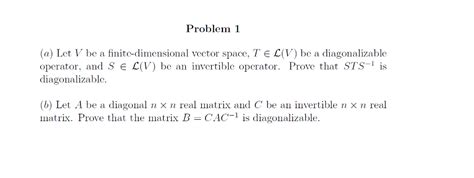 solved let v be a finite dimensional vector space t