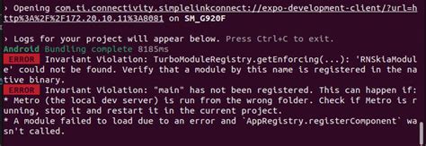 Problem Running The App After Installing Wuba React Native Echarts R Reactnative