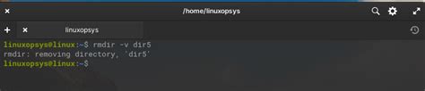 Rmdir Command In Linux Explained With Examples