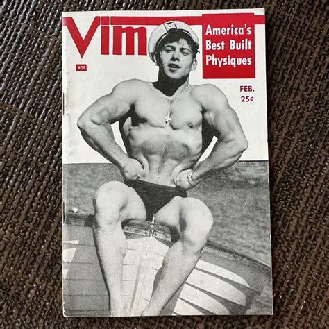 Vim Vol1 No10 Feb 1955 Posing Strap Physique Art Photos Muscle