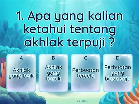 Teladan Mulia Asmaul Husna Sub Materi Berakhlak Dengan Lima Asmaul