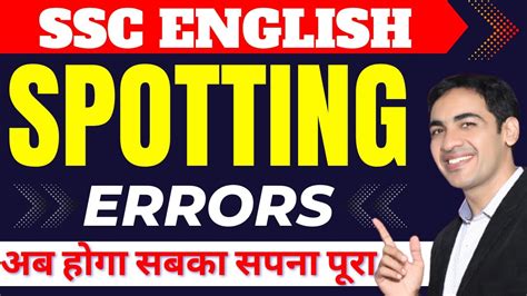 Spotting Errors English Grammar With Tricks Naukri Lovers Cuet2024 Sscexams Sscmts
