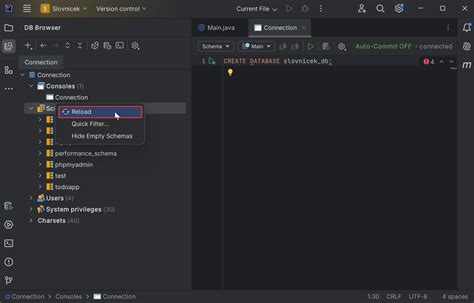 Lekce 2 Návrh Mysql Databáze V Intellij Ide