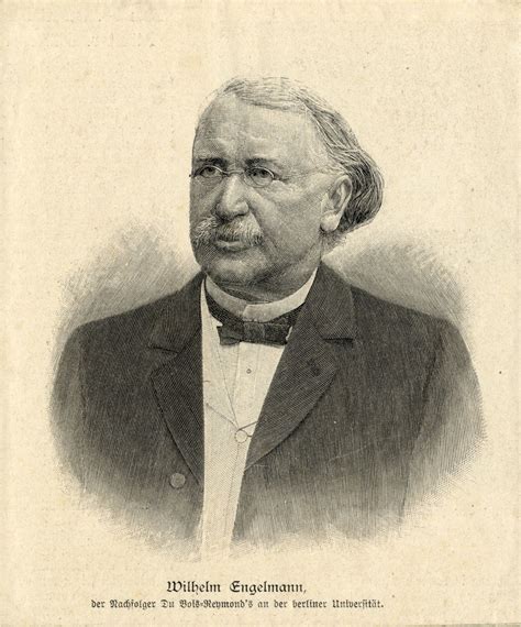 Portrait Of Theodor Wilhelm Engelmann Designated As Successor Of Emil