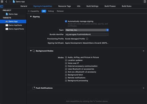 configuring a ios client · unifiedpush server