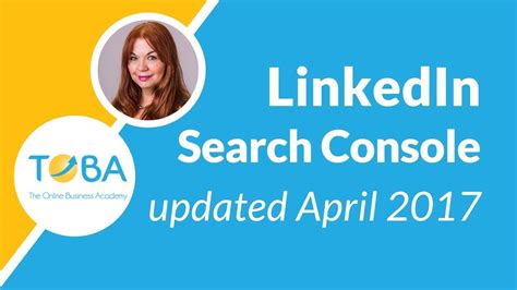 how to use the new search feature in linkedin console updated april