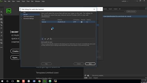 Bootstrap Web Dev Part 1 Setting Up Dreamweaver With A Remote Aws Ec2 Server Youtube