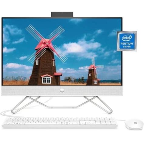 Hp All In One Bundle Pc Intel Pentium Silver Processor Intel Uhd Graphics 605 196337710337 Ebay