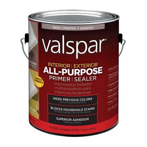 Valspar Multi Purpose Primer Actual Net Contents 128 Fl Oz At