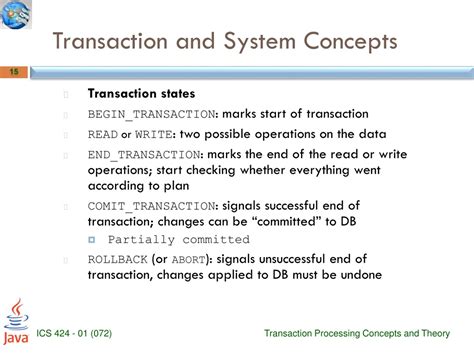 Ppt Introduction To Transaction Processing Concepts And Theory