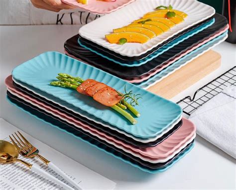 საწყობი ბიბი 📣 ფერადი დახვეწილი გამორჩეული თეფშების