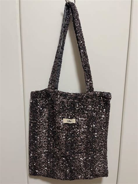 Uhr スパンコール トートバッグ メルカリ